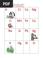 Tarjetas de Elementos Químicos PDF | PDF | Elementos químicos | Metales ...