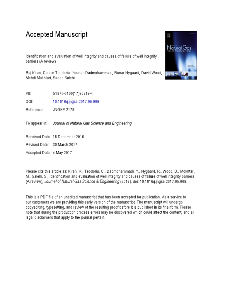 Well Integrity: Challenges & Solutions | PDF | Casing (Borehole ...