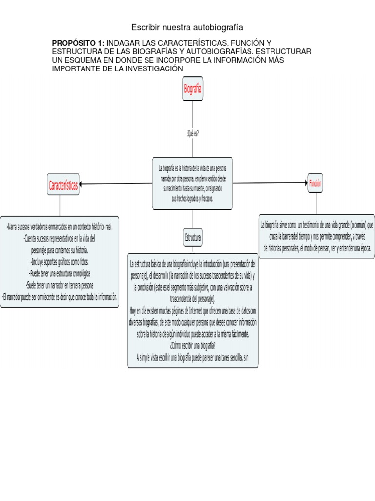 Estructura y escritura de autobiografías | PDF | Autobiografías | Science