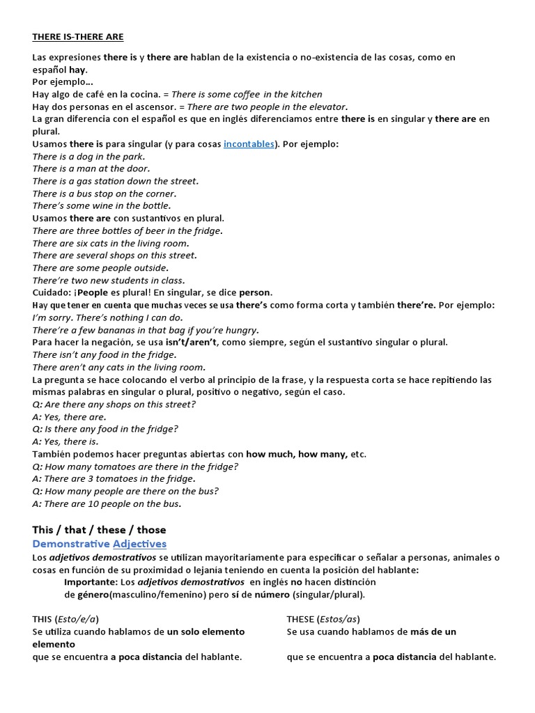 Resumen Inglés | PDF | Morfología | Relaciones sintácticas