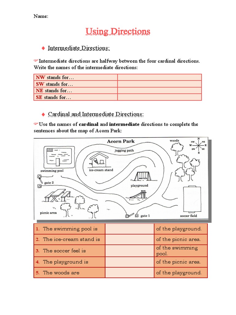 Using Directions | PDF