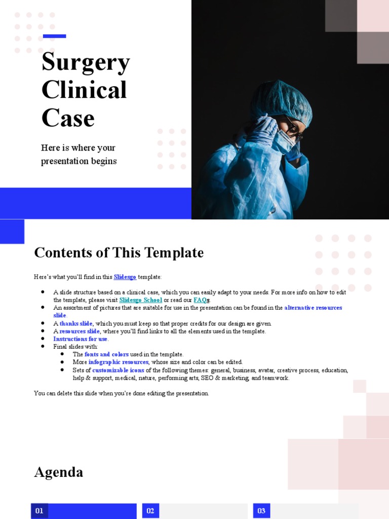 Surgery Clinical Case: Here Is Where Your Presentation Begins | PDF ...