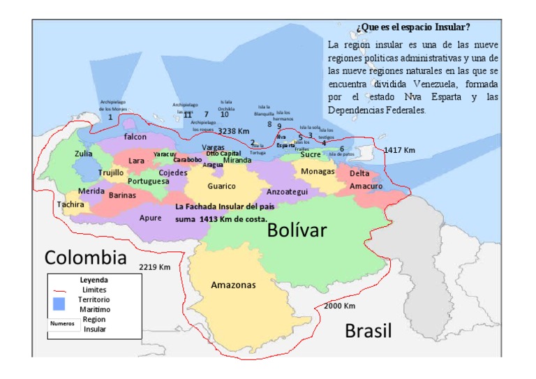 Mapa de Venezuela | PDF | Venezuela | Bienestar