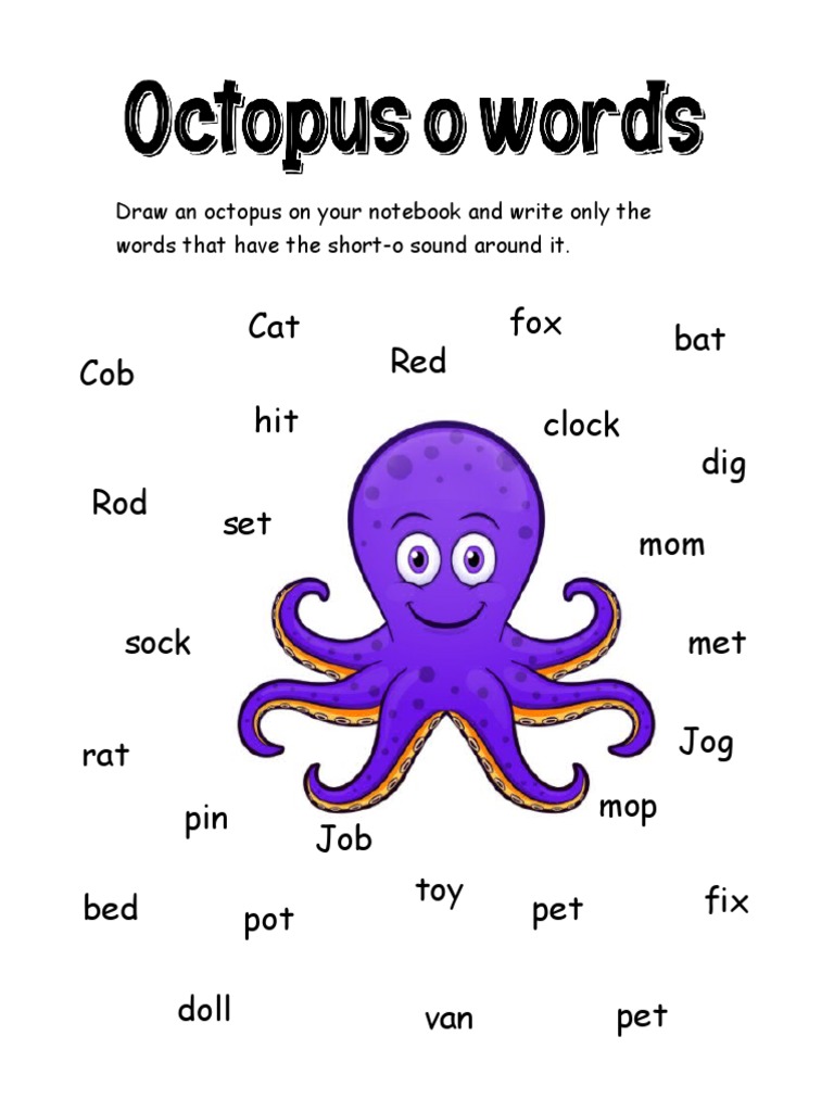 Octopus Worksheet | PDF
