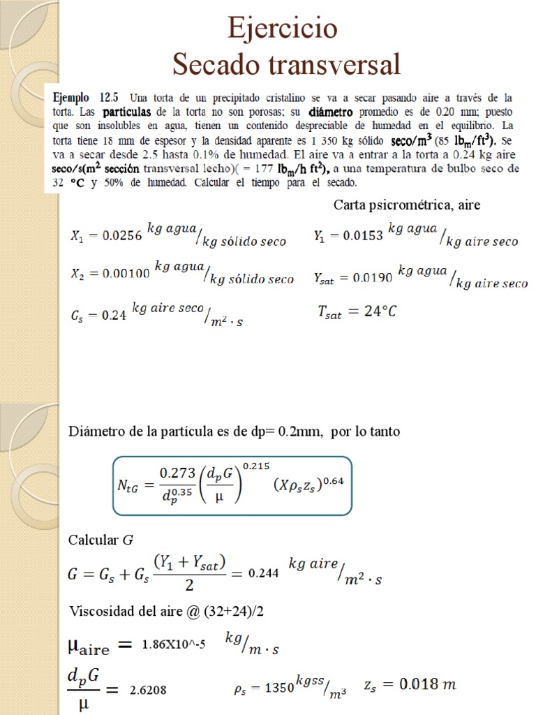 Ejercicios Secado Transversal y Tangencial | PDF | Propiedades ...