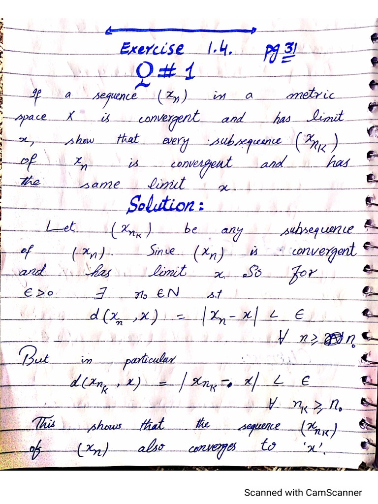 1.4 PG 31 Kreyszig Exercise Mannual Solution | PDF