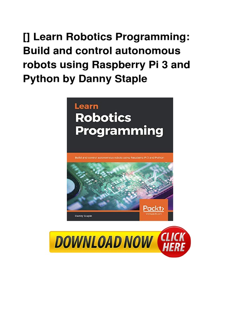 PDF Learn Robotics Programming Build and PDF | PDF PDF Learn Robotics Programming Build and PDF | PDF