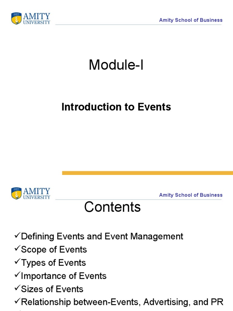 An Introduction to the Fundamentals of Event Management: Defining ...