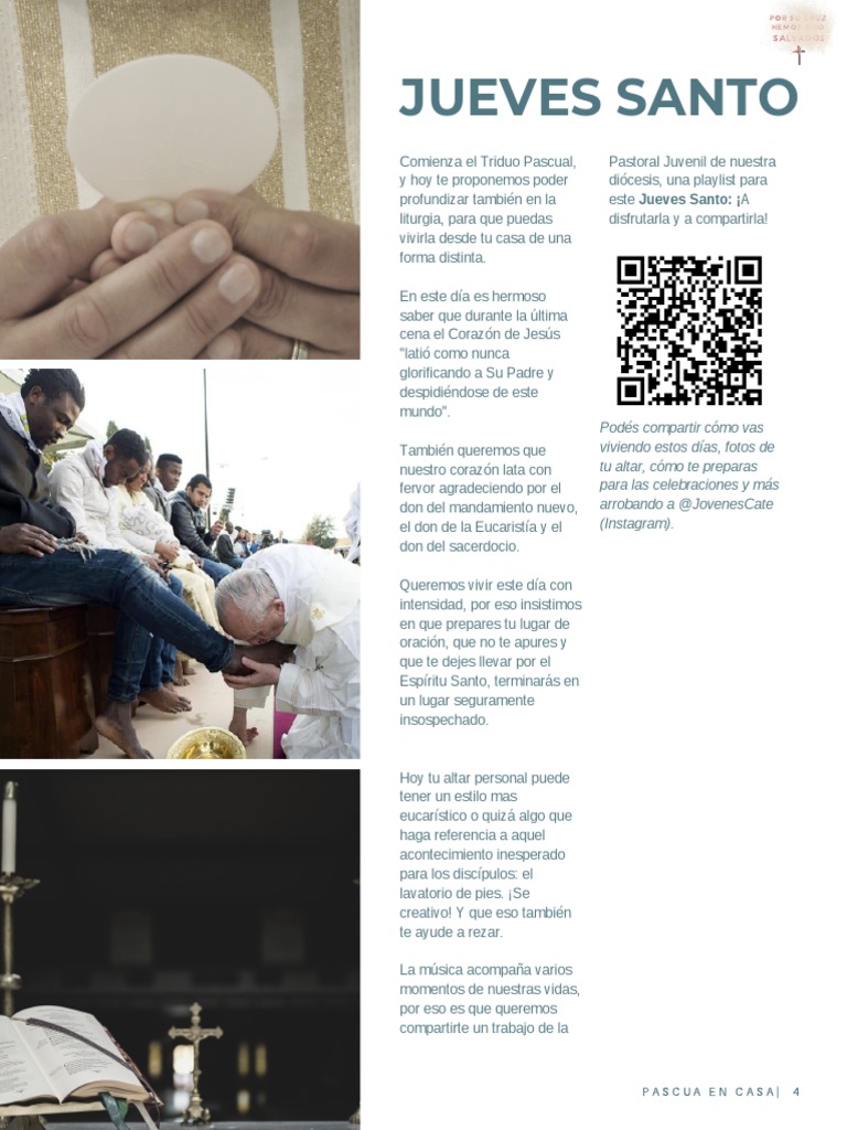 02 - PEC Jueves Santo | PDF | Jesús | Oración