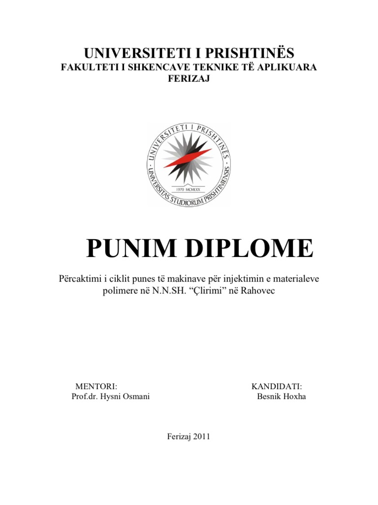 Tema e Diplomes Besnik Hoxha | PDF