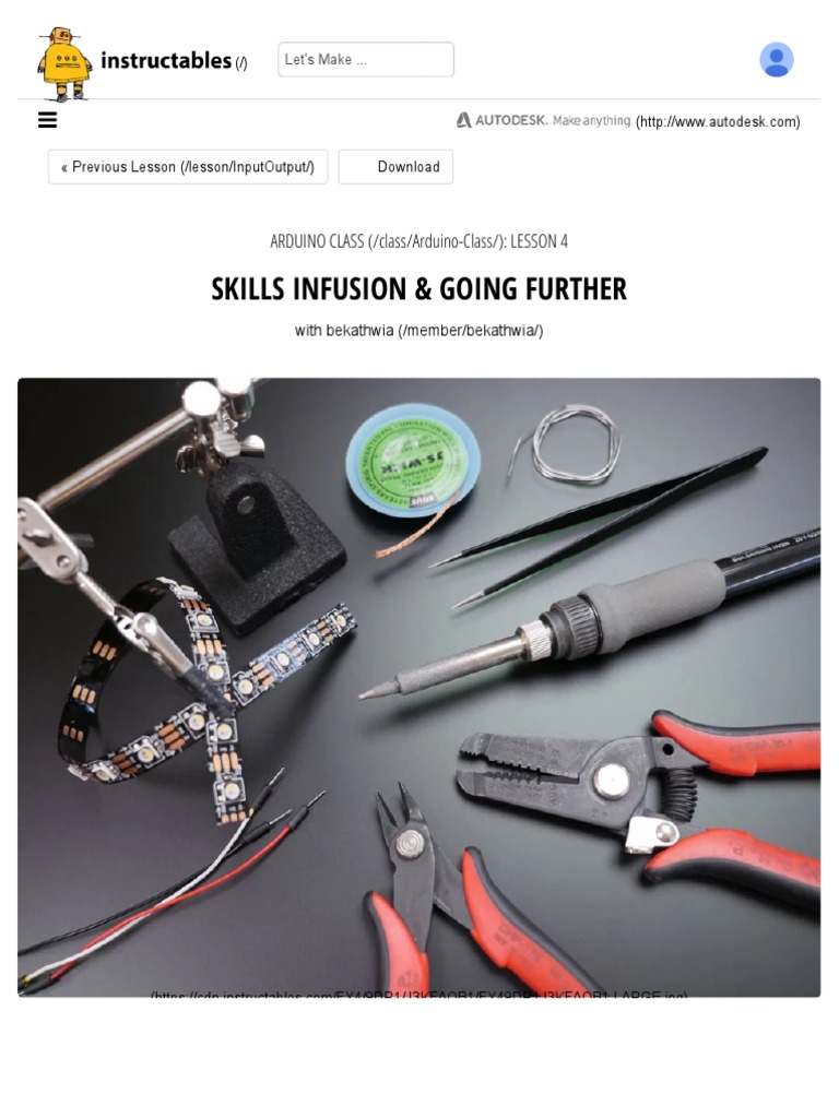 Skills Infusion & Going Further: ARDUINO CLASS (/class/Arduino-Class ...