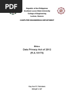Ra No. 10173 - Data Privacy Act of 2012 | PDF
