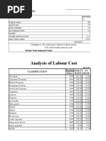 Fabrication Rate Analysis | PDF | Metal Fabrication | Welding