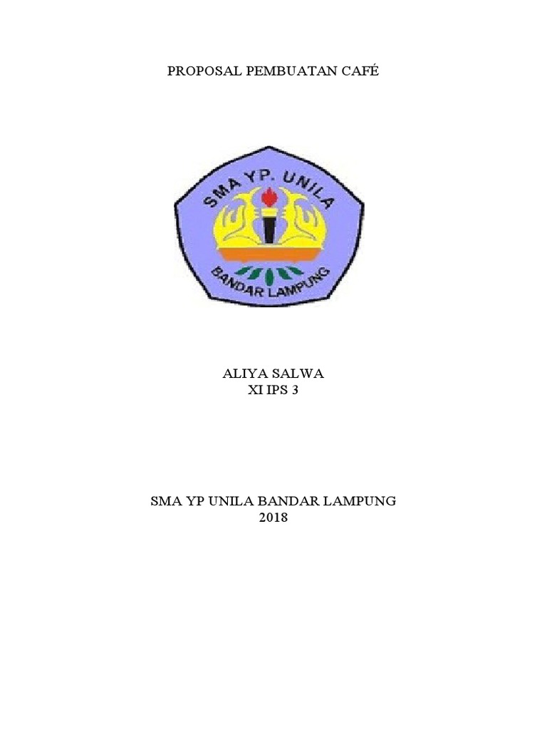 Proposal Pembuatan Café | PDF