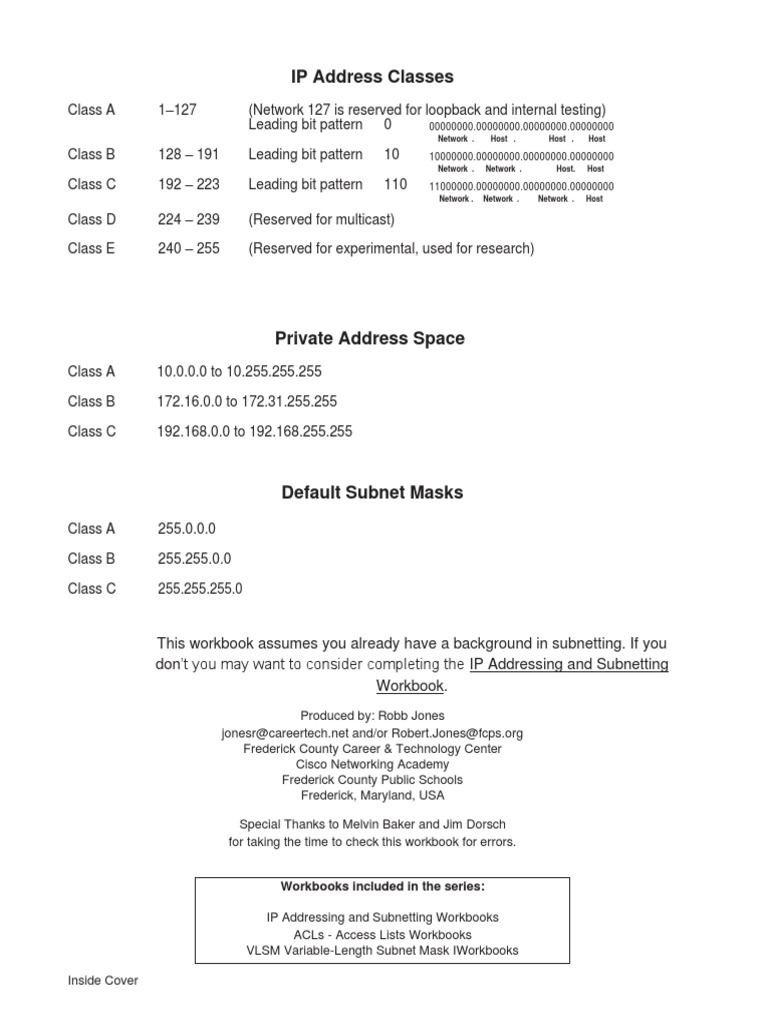 IP Address Classes | PDF | Computer Architecture | Communications Protocols