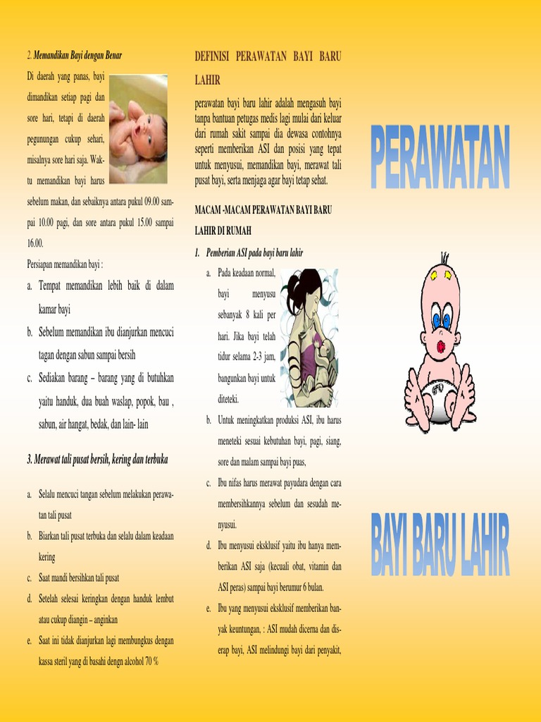 Leaflet Perawatan BBL PDF | PDF