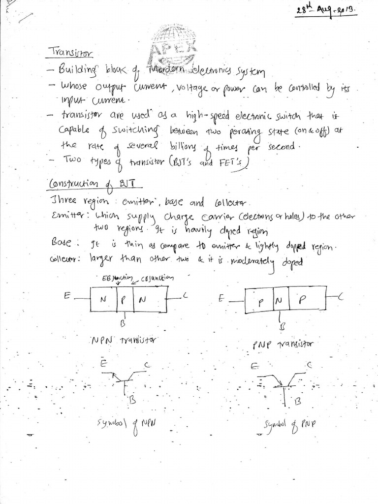 Transistors Number Systems | PDF
