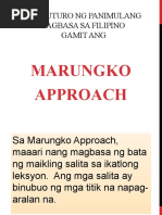 Powerpoint Marungko Approach | PDF