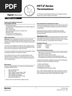 High-Voltage Stress Cone Installation Guide | PDF | Cable | Electrical ...