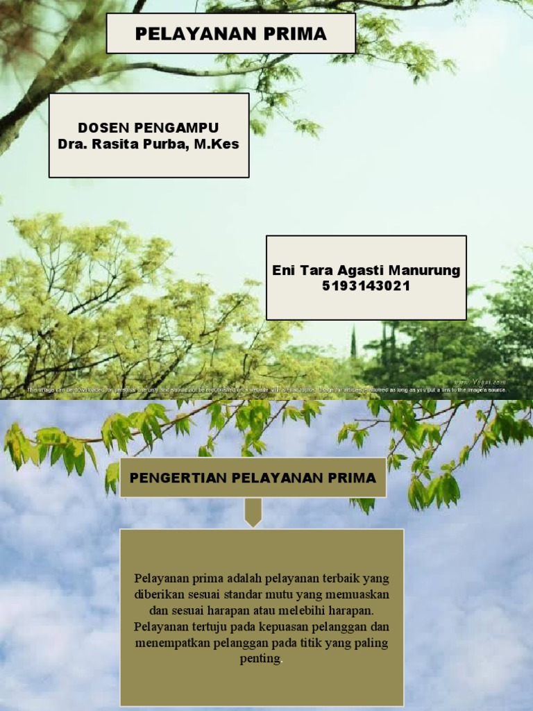 Pelayanan Prima | PDF | Bisnis | Pengembangan Diri