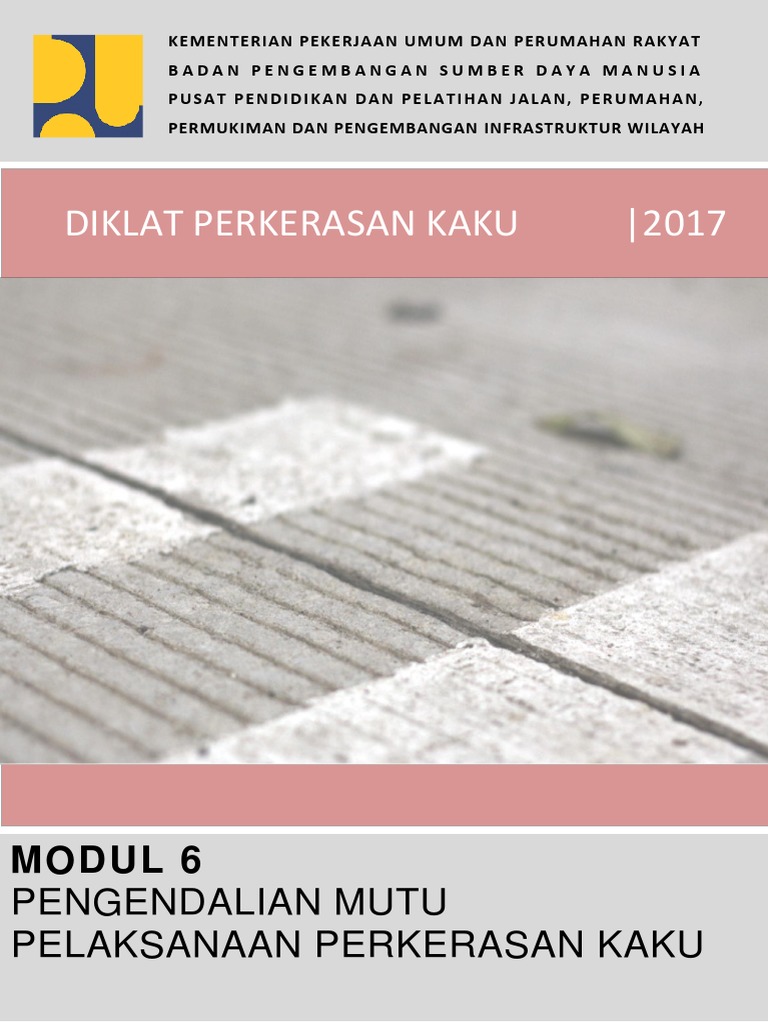 Diklat Perkerasan Kaku PDF | PDF