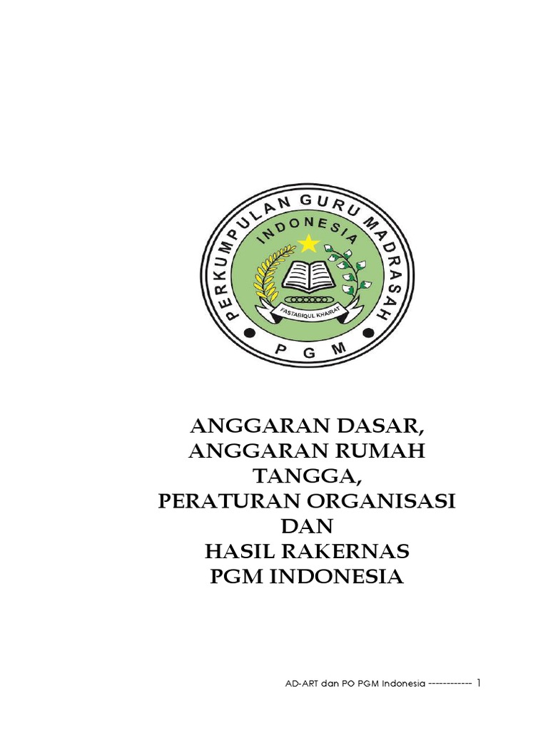 Ad, Art, Po, PGM Indonesia | PDF | Karier & Perkembangan | Bisnis