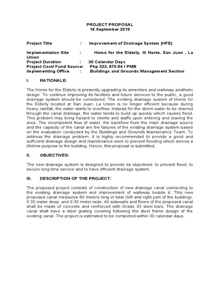 Project Proposal | PDF | Water Supply Network | Flood