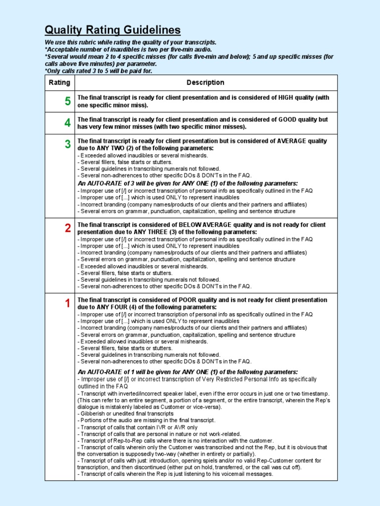 Quality Rating Guidelines v2.0 | PDF | Semiotics | Communication