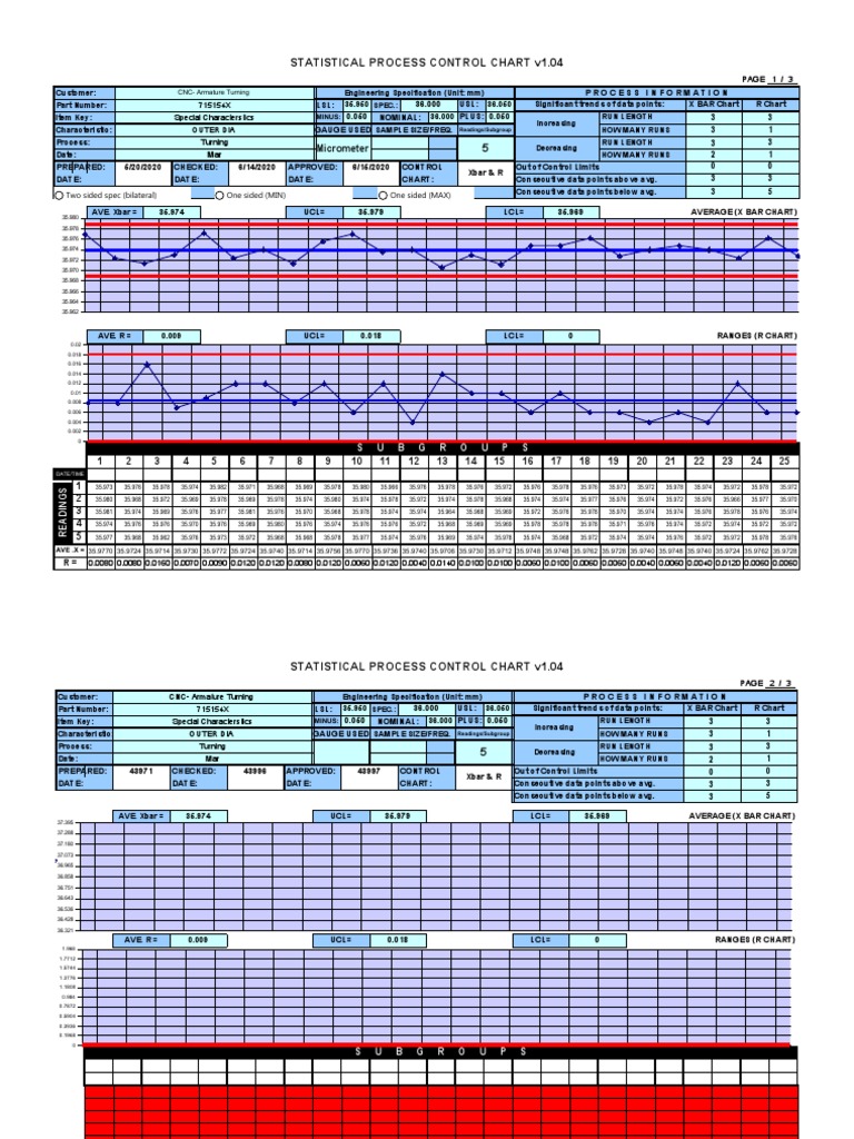 7-B) - 1 Initial Process Study - Outer Dia 36 + - 0.05 | PDF | Applied ...