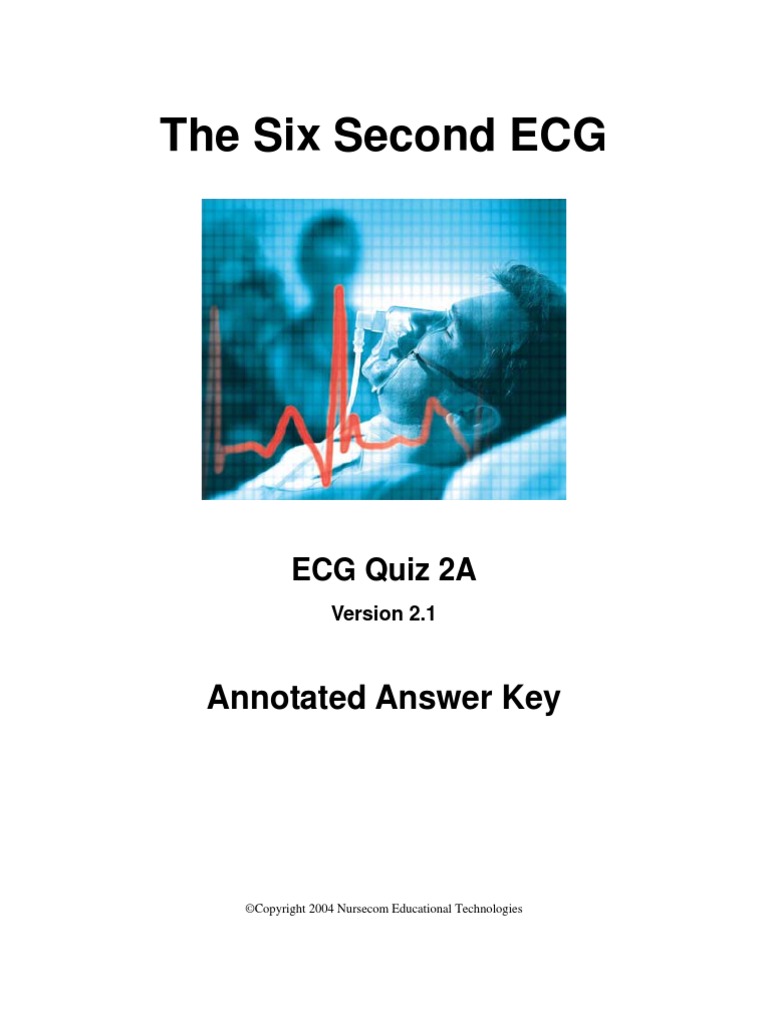 The Six Second ECG: Annotated Answer Key | PDF | Electrocardiography ...