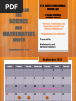 Mathsci Culmination Program | PDF | Fashion | Science