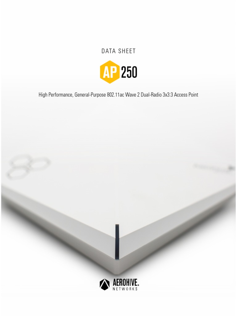 Data Sheet: High Performance, General-Purpose 802.11ac Wave 2 Dual ...