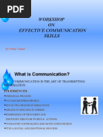 Effective Communication Skills Training Outline | PDF