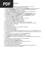 Gender Roles Questionnaire | PDF