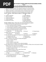 History Model Exam For Remedial Students | PDF