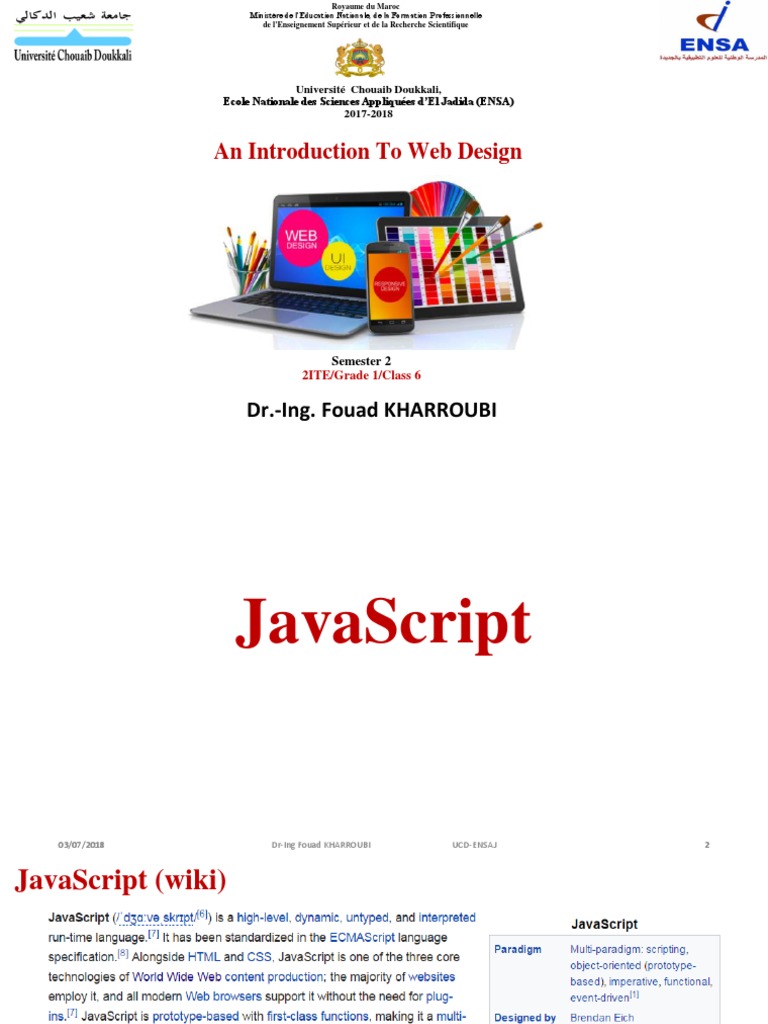 Web Design Class 6 | PDF | Scope (Computer Science) | Java Script
