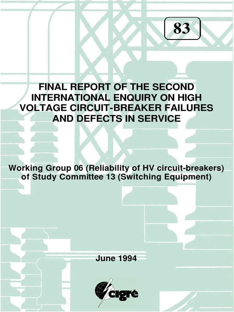 083 Final Report of The 2nd International Enquiry On HV Circuit-Breaker ...