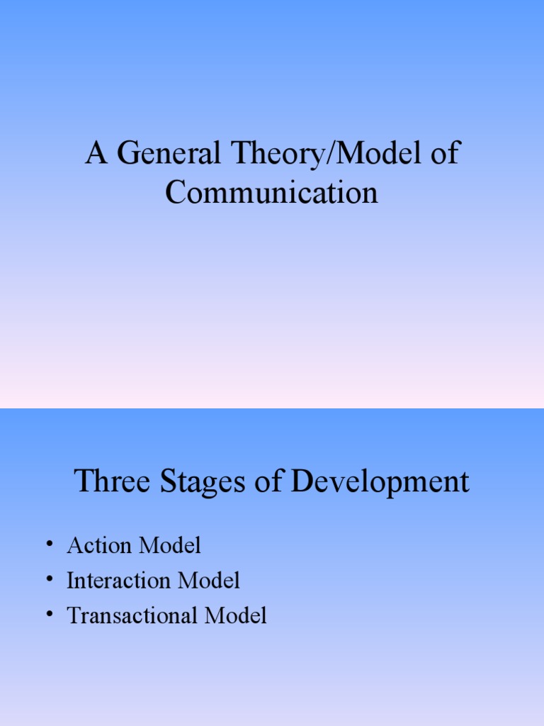 3 Models of Communication | PDF