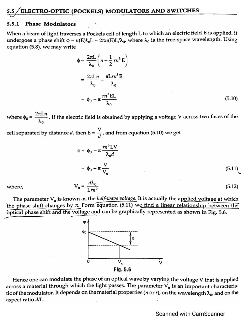 Electro Optic Modulator | PDF