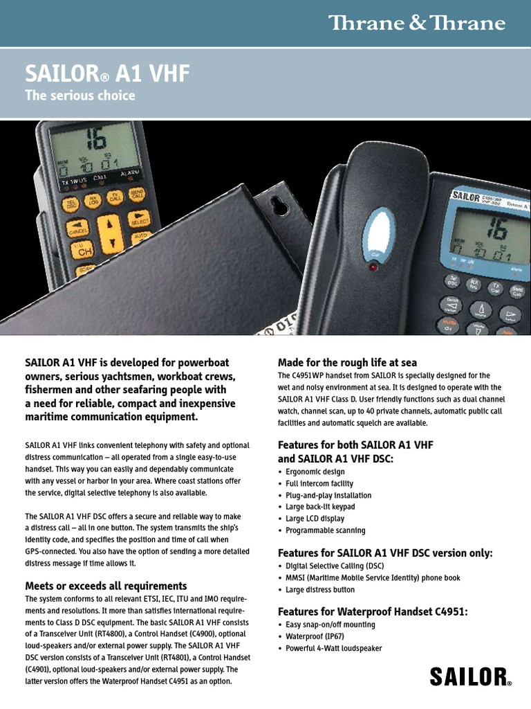 Sailor C4901 Vhf Cheap Outlet | ids-deutschland.de