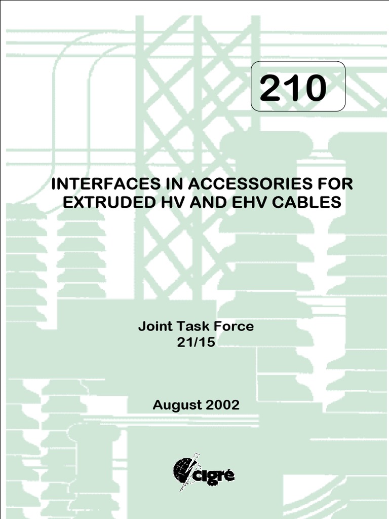 210 Interfaces in Accessories For Extruded HV and EHV Cables | PDF ...