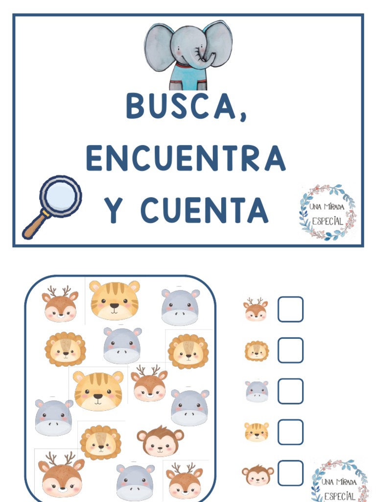 Busca Encuentra y Cuenta | PDF