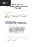 Estruturas de Esquemas Rimáticos | PDF | Rima | Poesia