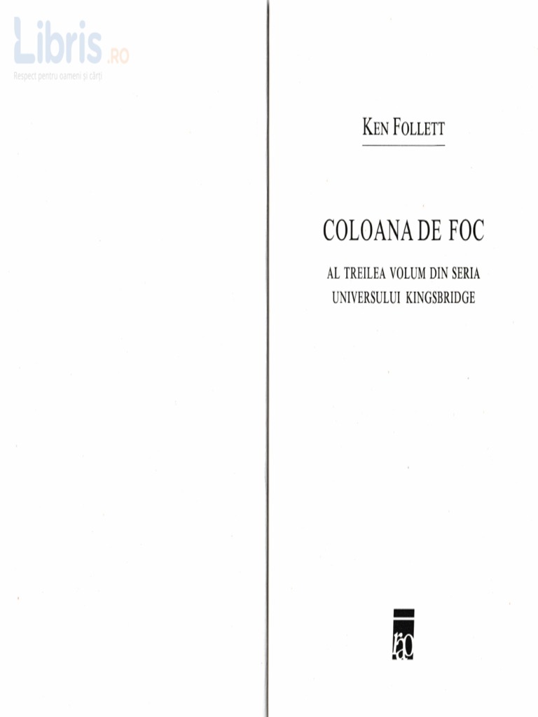 Coloana de Foc - Ken Follet PDF | PDF
