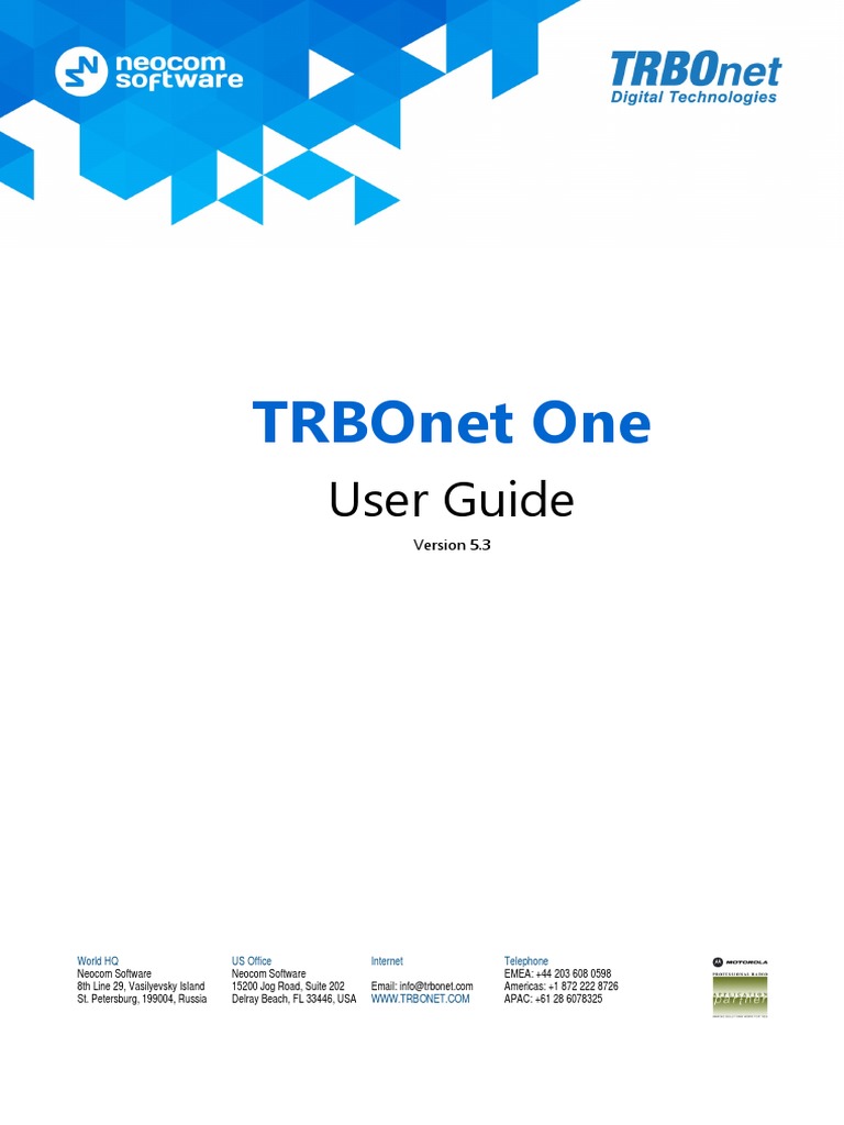 Trbonet One: User Guide | Download Free PDF | Command Line Interface ...