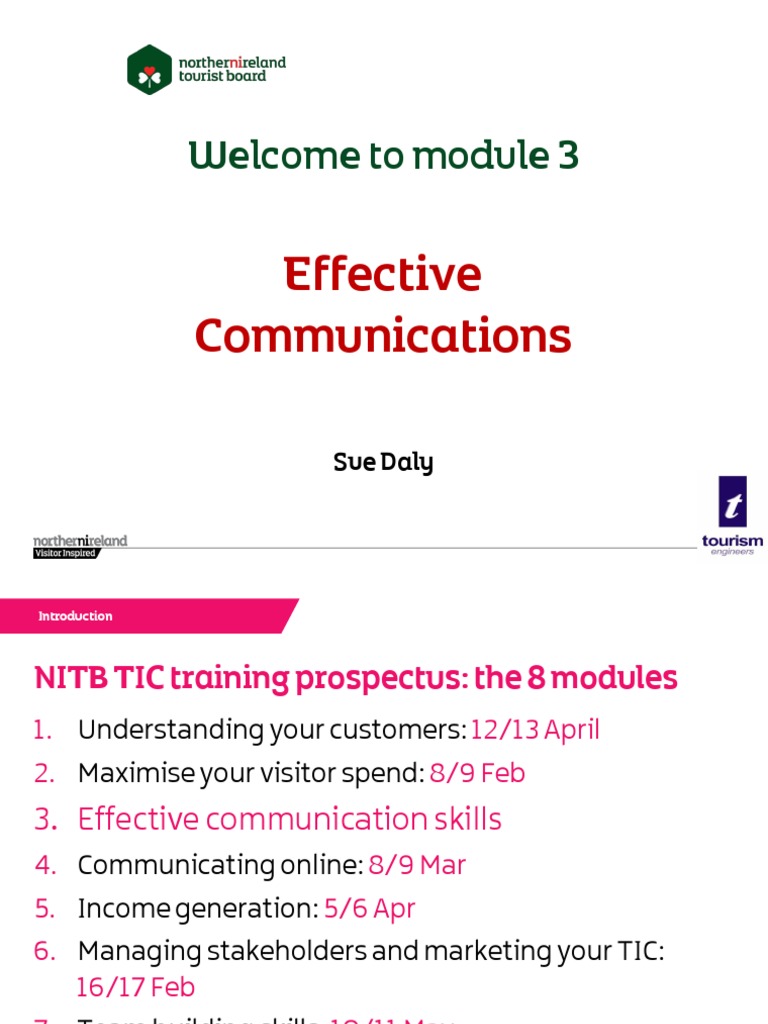 Welcome To Module 3: Effective Communications | PDF | Body Language ...