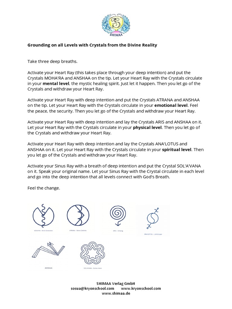 Grounding With Crystals PDF | PDF