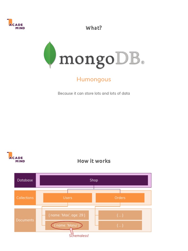 2.1 Slides PDF | Download Free PDF | Mongo Db | Databases