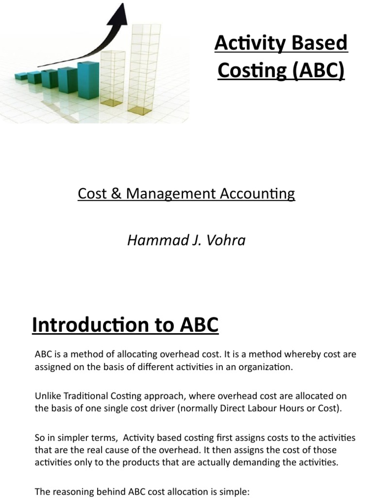Activity Based Costing (ABC) : Cost & Management Accounting | PDF ...