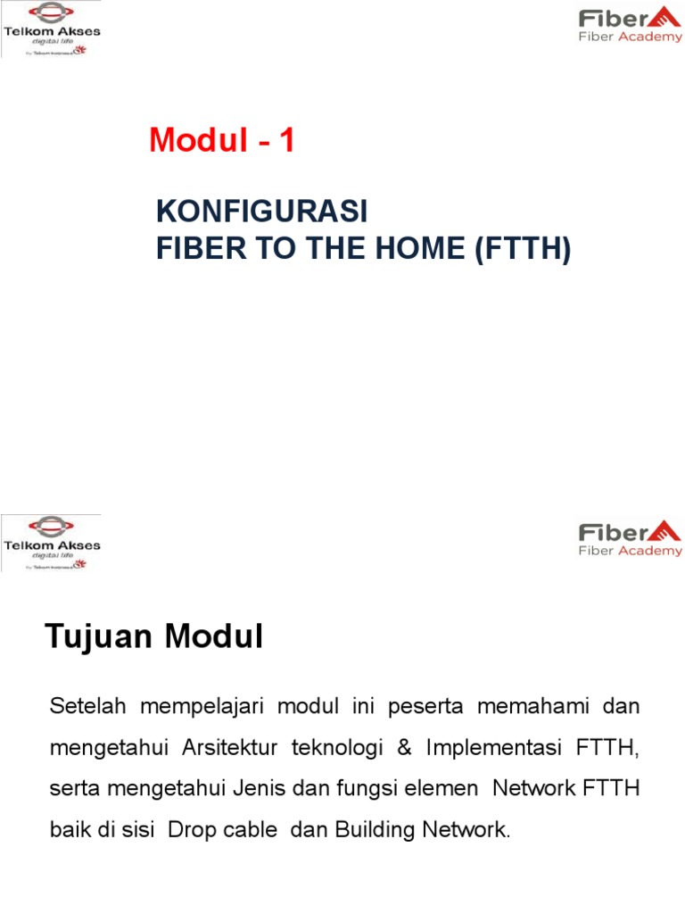 Konfigurasi FTTH | PDF